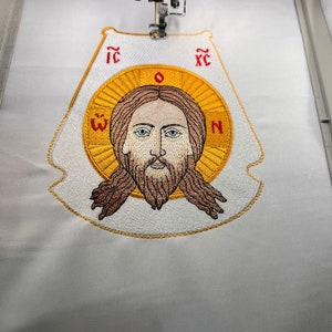 Jesus Christ - Orthodox Embroidery Icon Pack of 2 - Etsy
