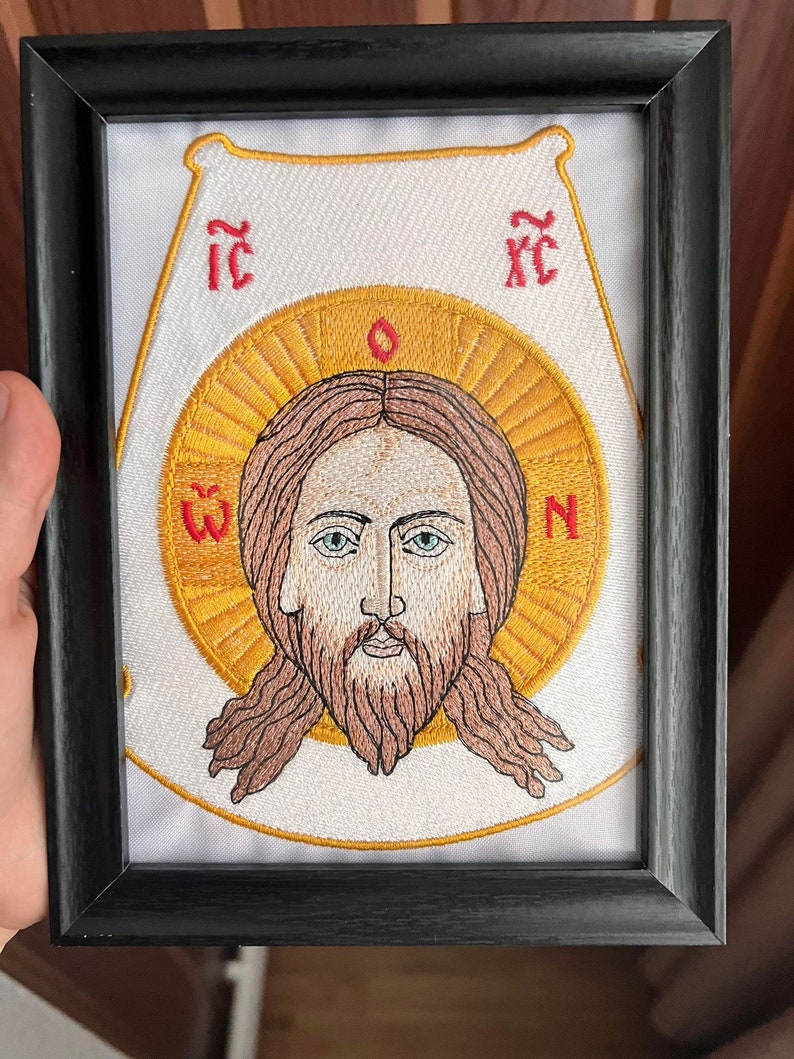 Jesus Christ - Orthodox Embroidery Icon Pack of 2 - Etsy