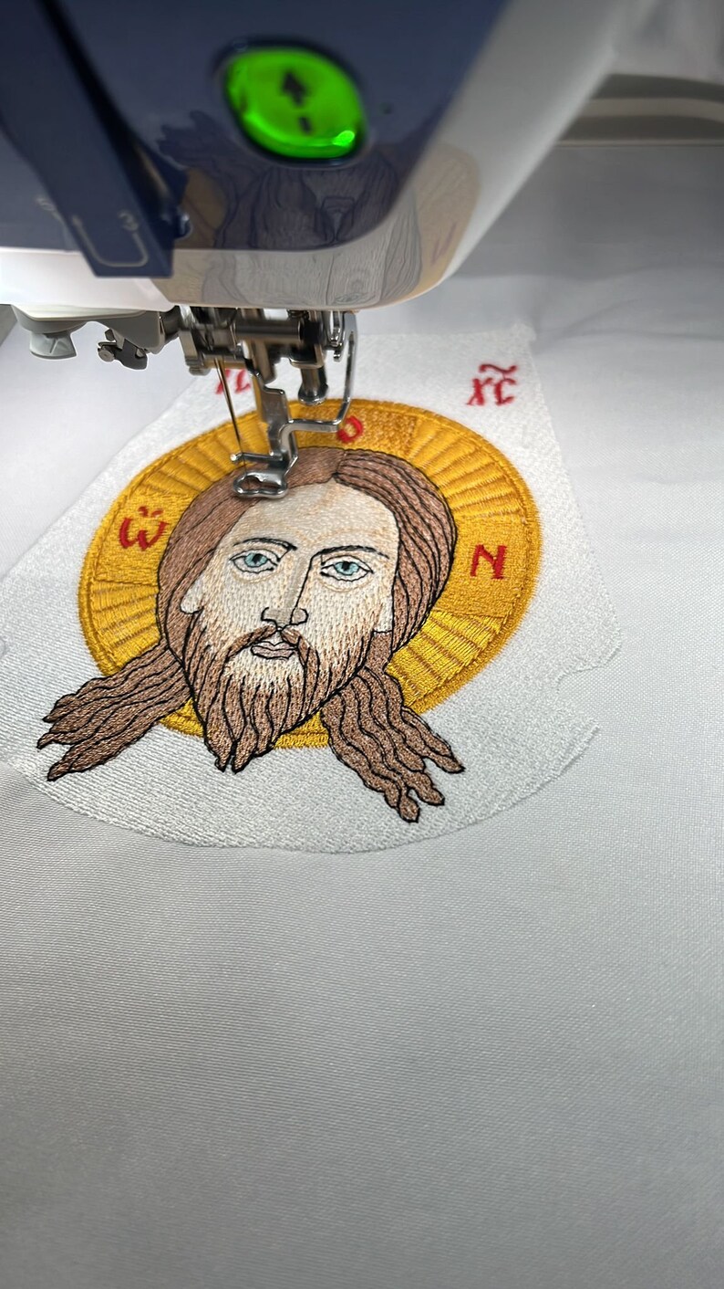 Jesus Christ - Orthodox Embroidery Icon Pack of 2 - Etsy