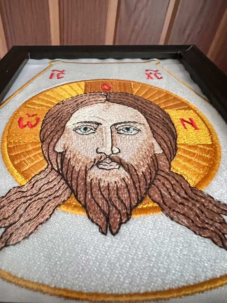 Jesus Christ - Orthodox Embroidery Icon Pack of 2 - Etsy