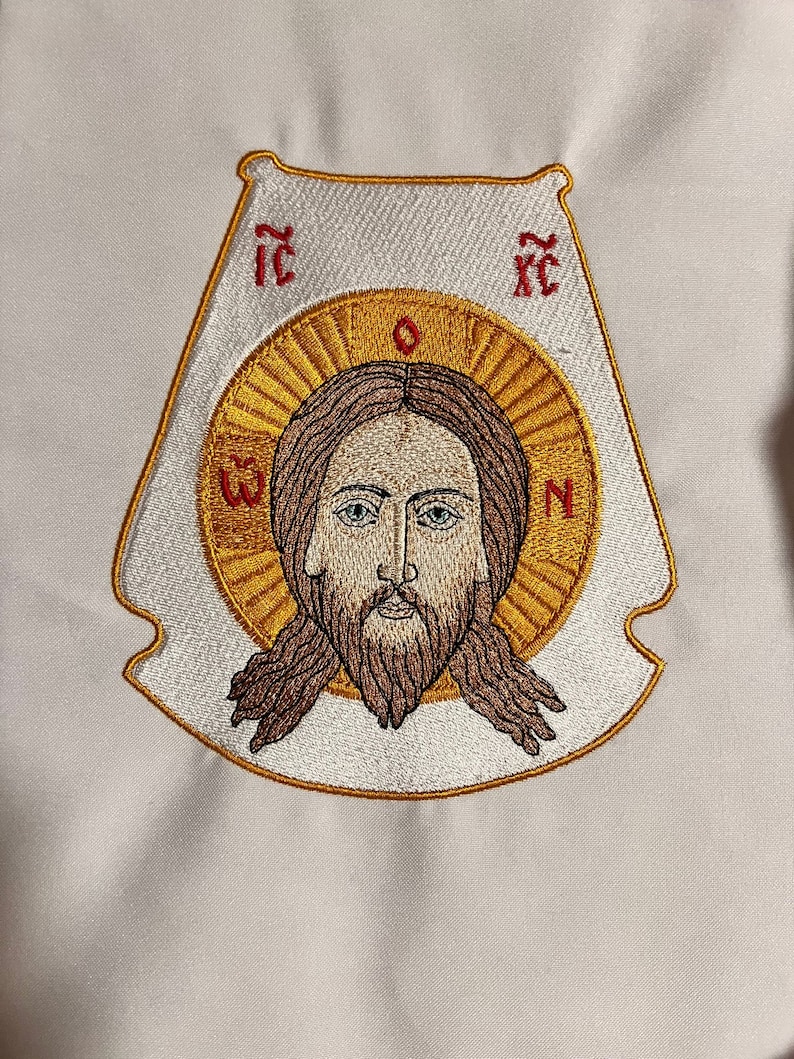 Jesus Christ - Orthodox Embroidery Icon Pack of 2 - Etsy