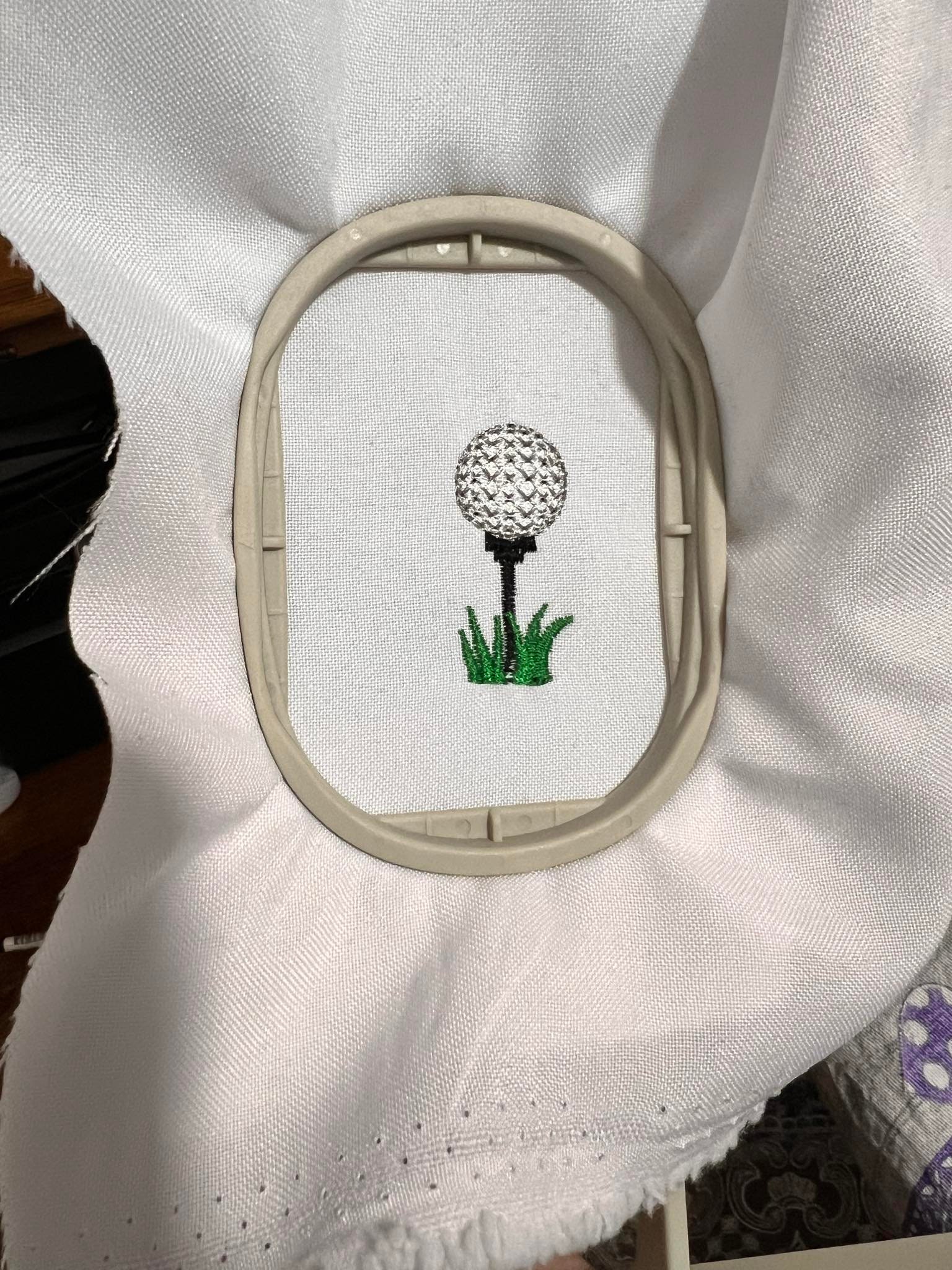 Golf Ball Embroidery Design - Etsy