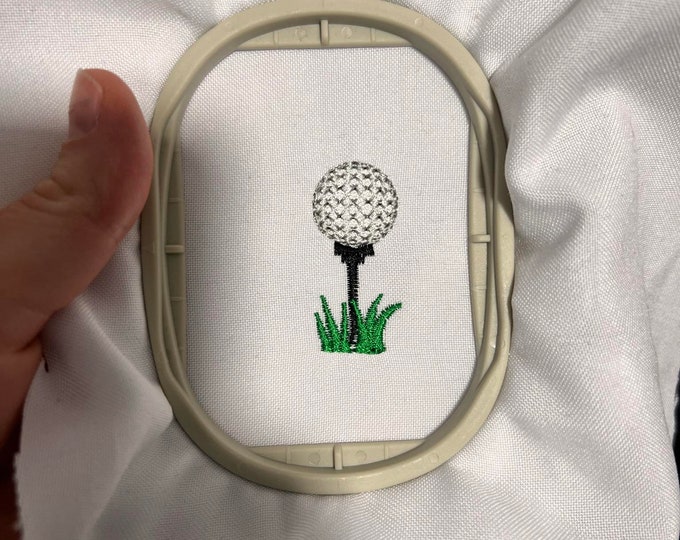 Golf Ball Embroidery Design - Etsy