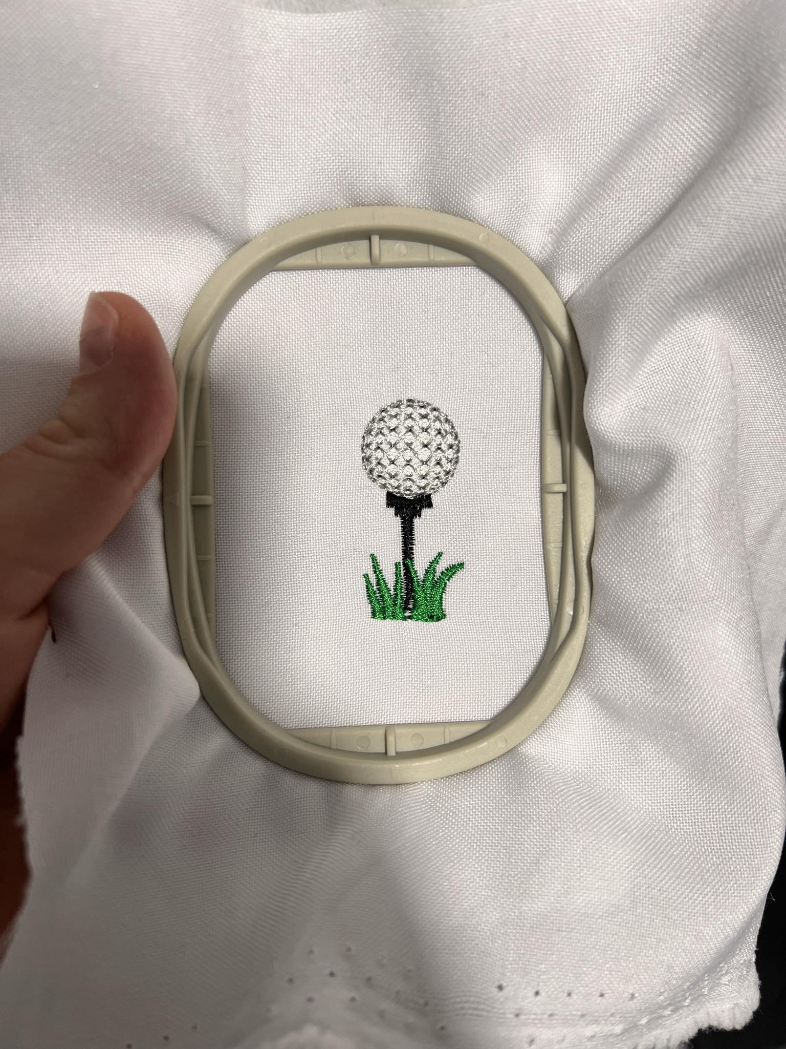 Golf Ball Embroidery Design - Etsy