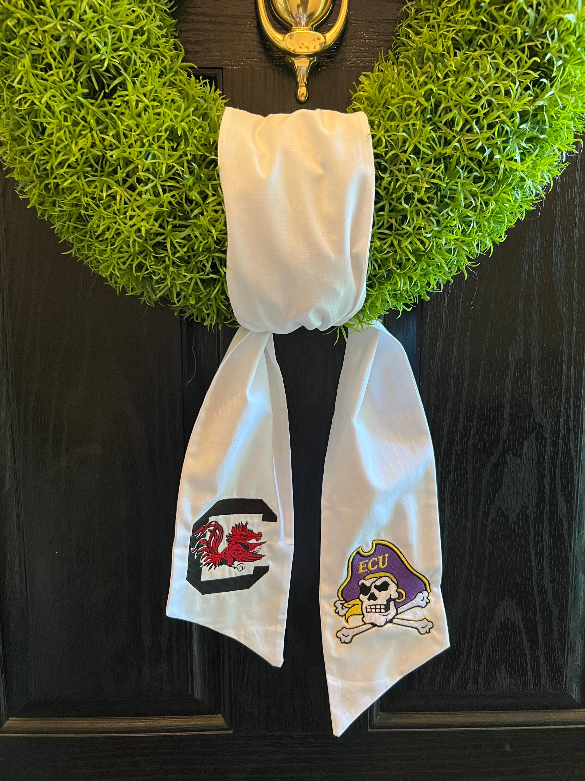 Collegiate Wreath Sash - Etsy