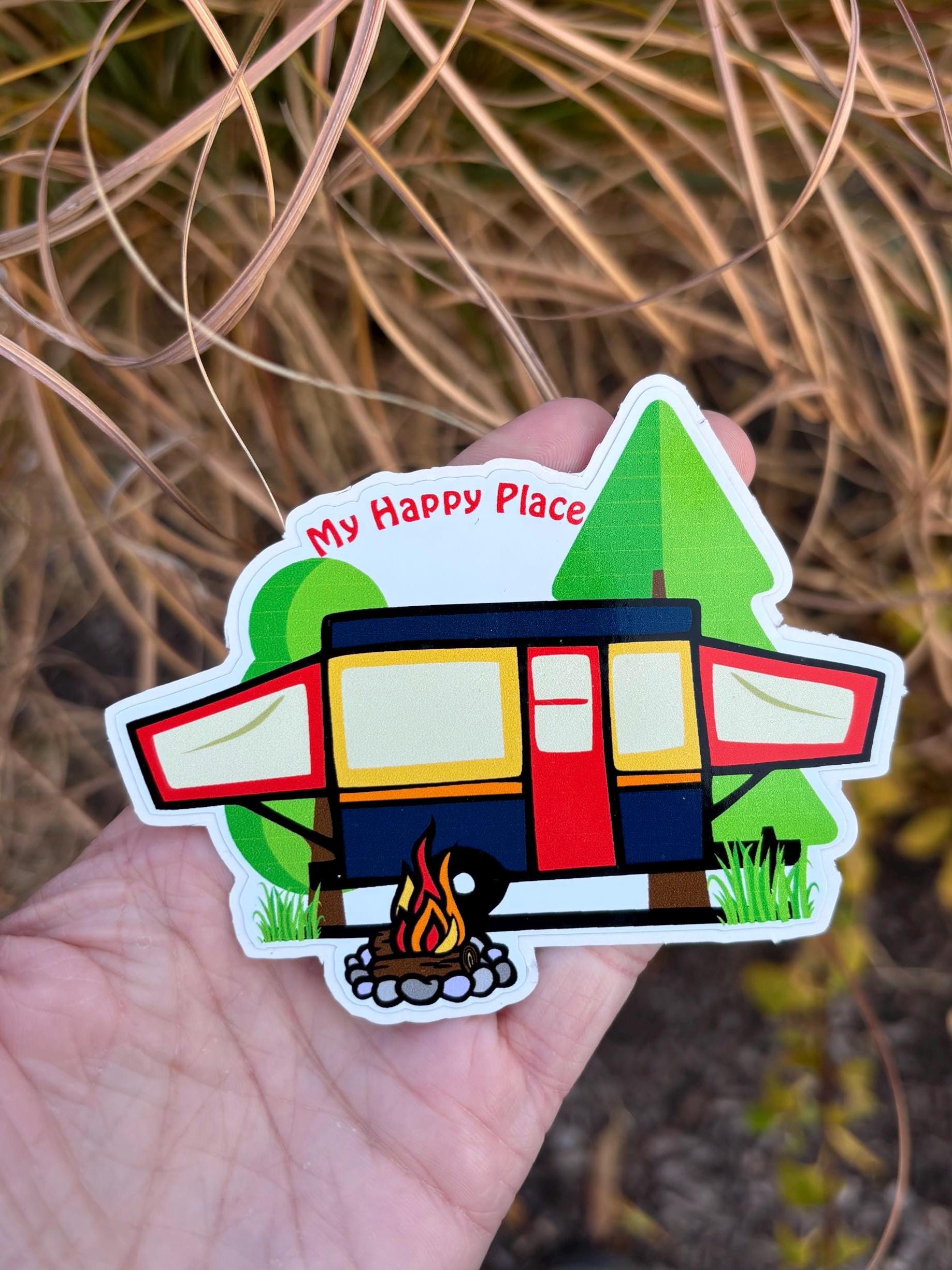 Camping Sticker - Camper Sticker - Trailer Camping Sticker - Nature ...