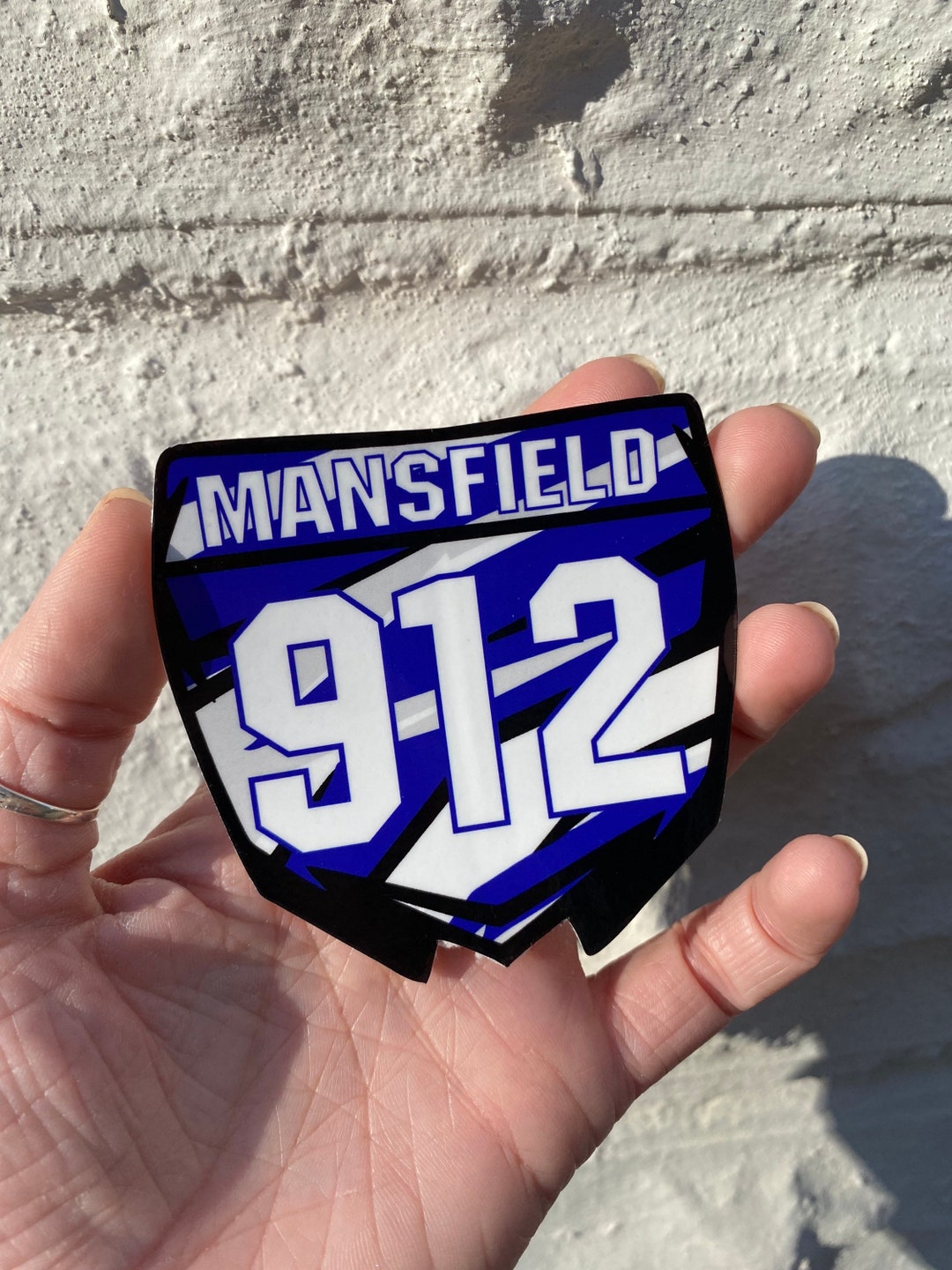 Custom Motocross Number Plate Sticker: Dirt Bike Gifts - Etsy