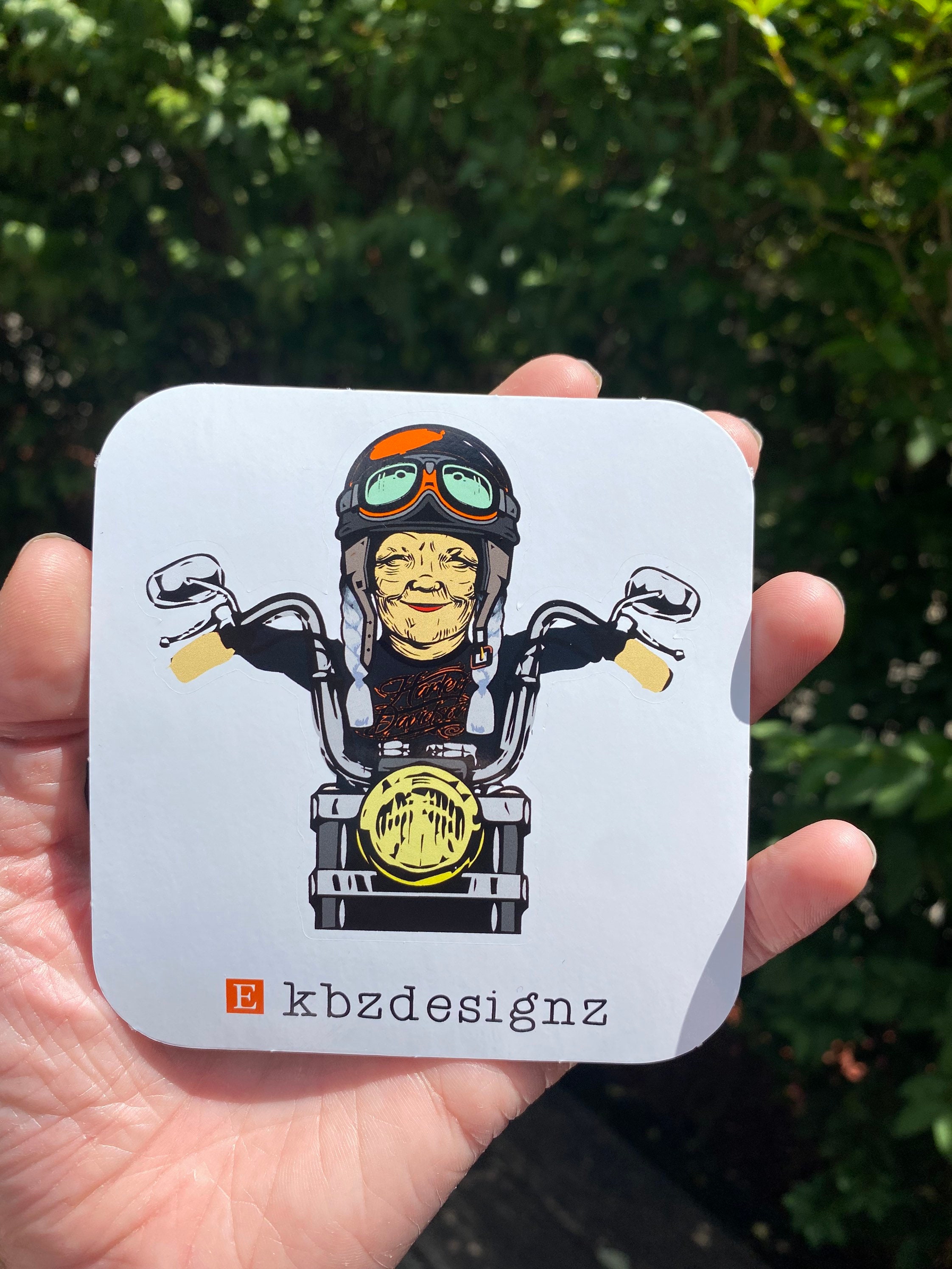 Motorcycle Stickers Motorcycle Gifts Biker Gifts Biker Stickers Lady ...