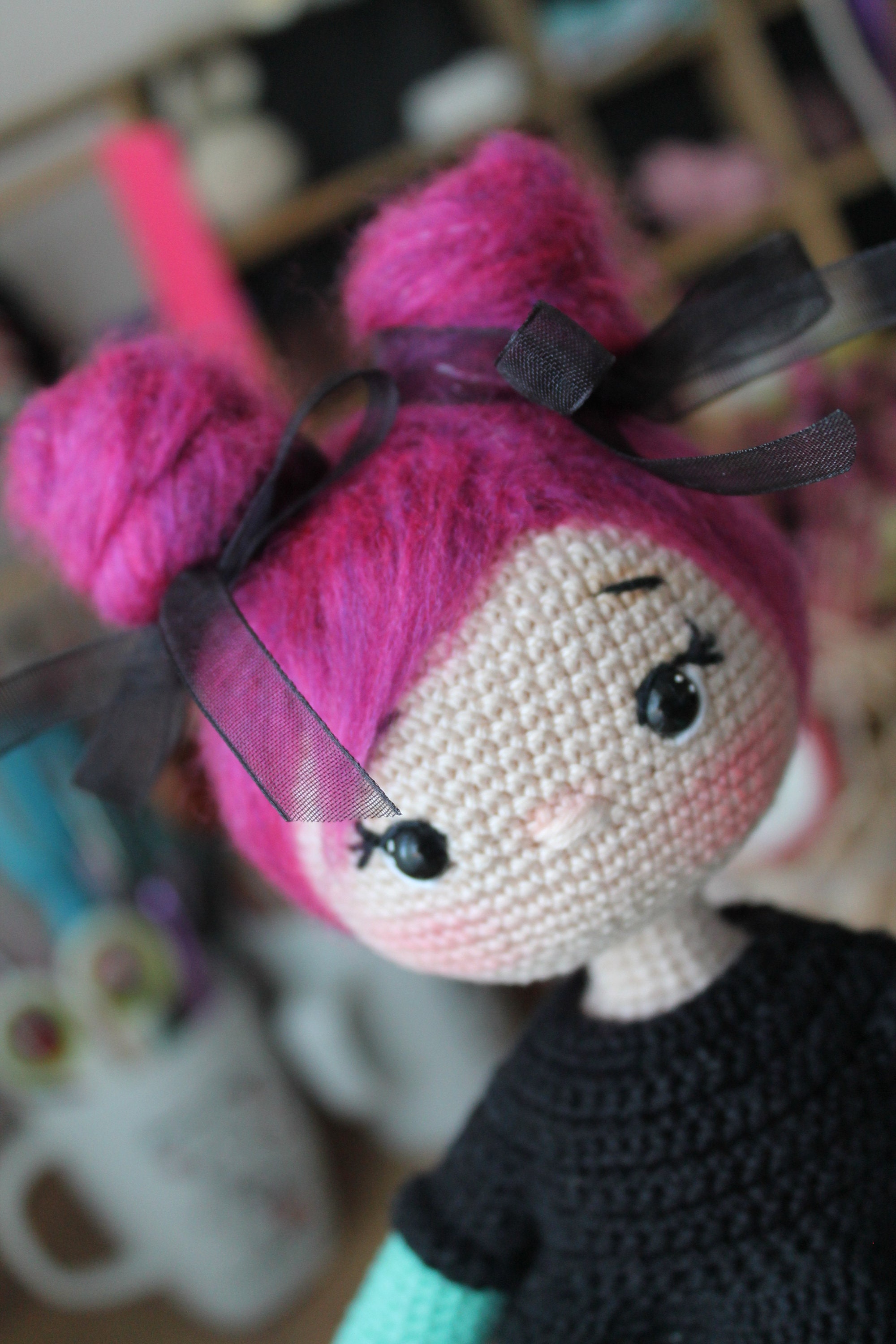 Amigurumi Crochet Doll Suzi, Finished Product, Handmade Crochet Doll ...