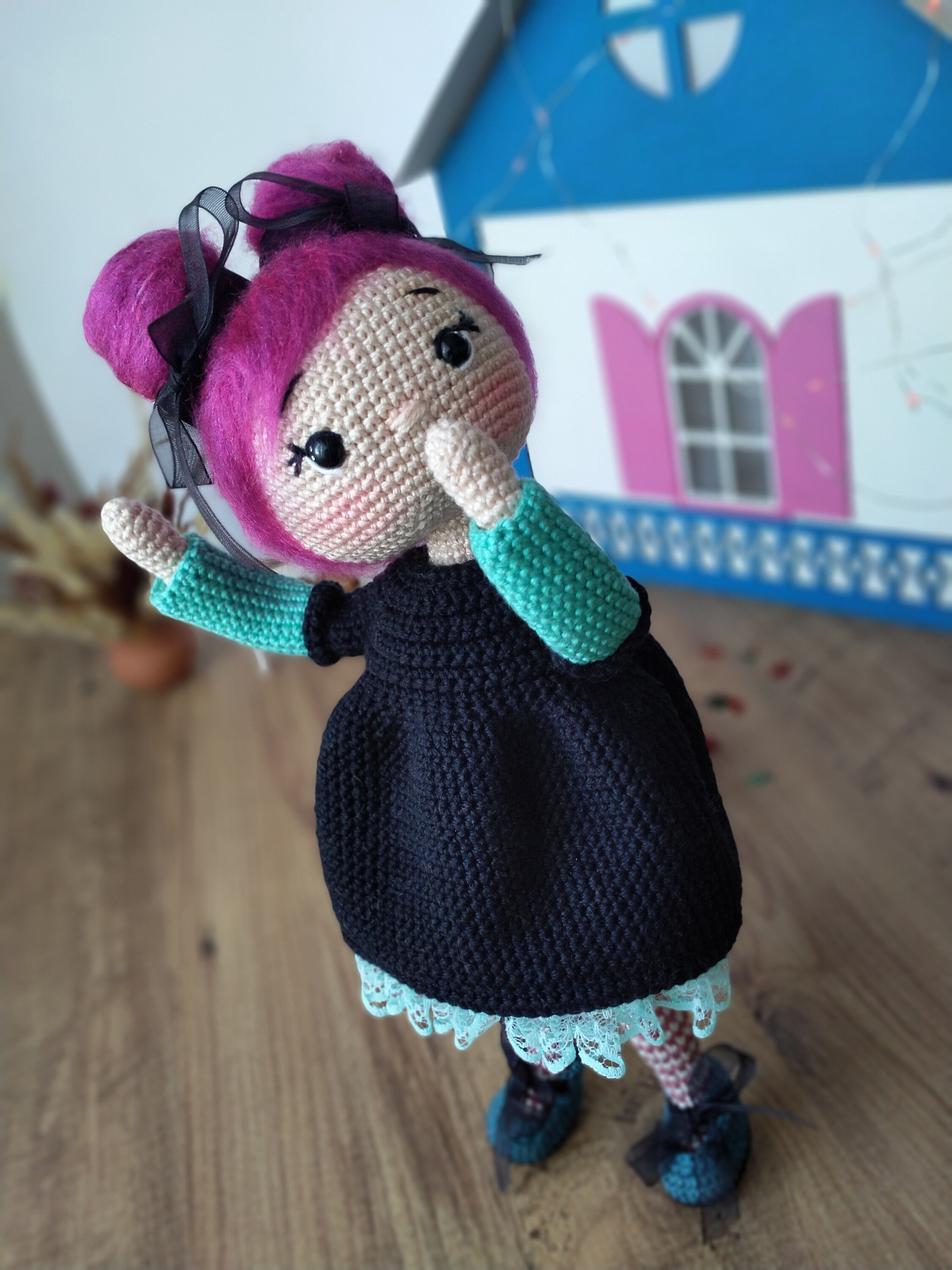 Amigurumi Crochet Doll Suzi, Finished Product, Handmade Crochet Doll ...