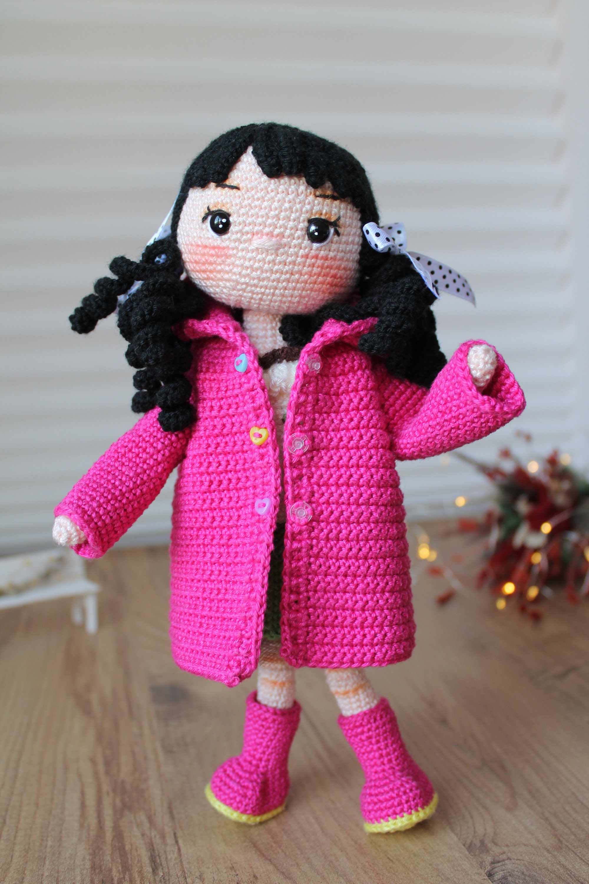 Handmade Doll Crochet Doll With Clothes Amigurumi Doll T Etsy
