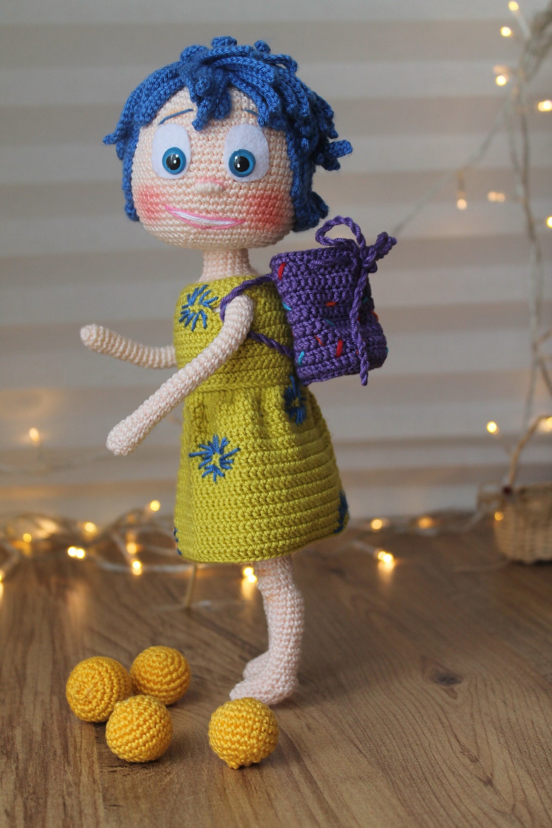 Joy and Envy Crochet Doll for Sale, Crochet Doll Finished, Amigurumi ...