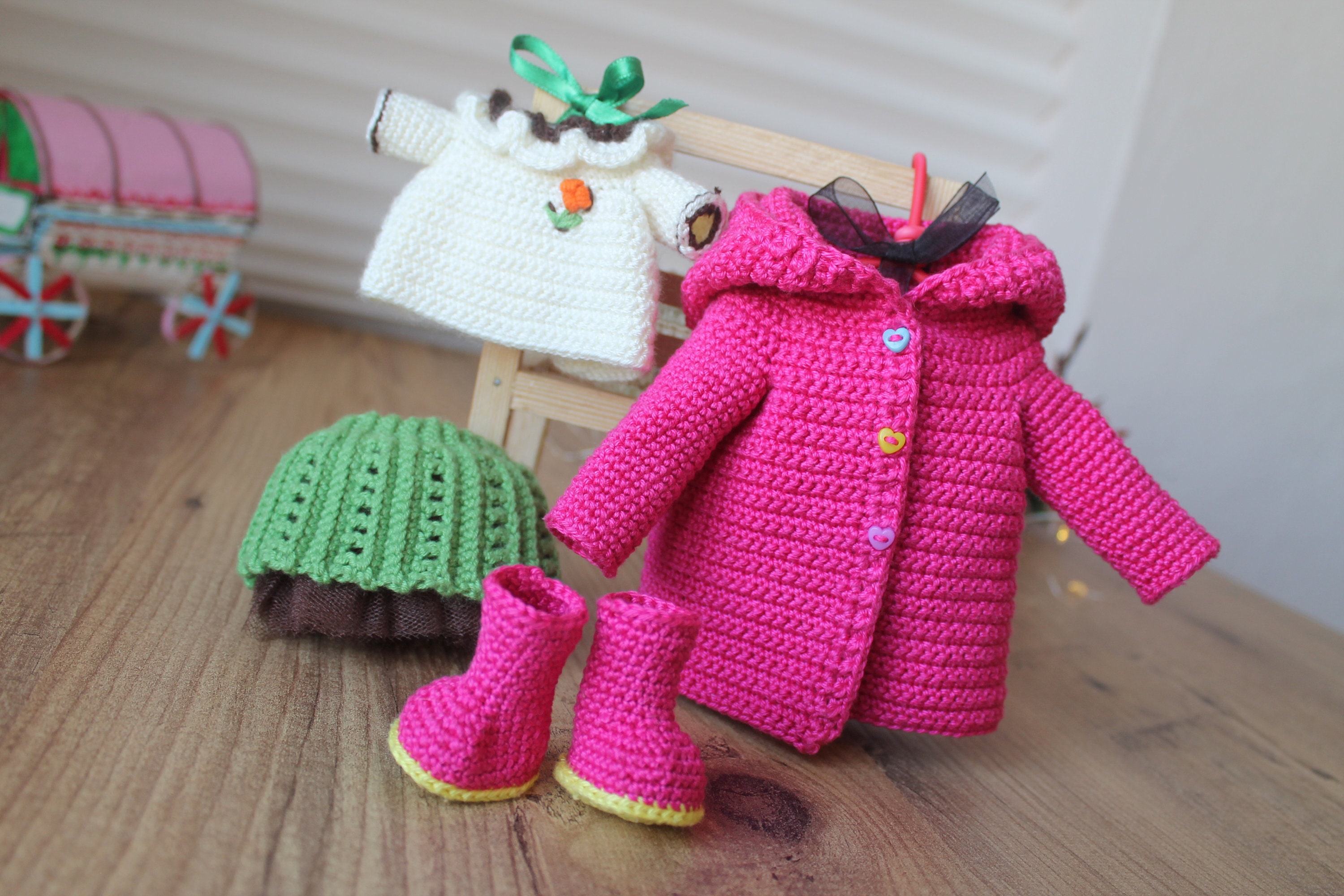 Handmade Doll Crochet Doll With Clothes Amigurumi Doll T Etsy