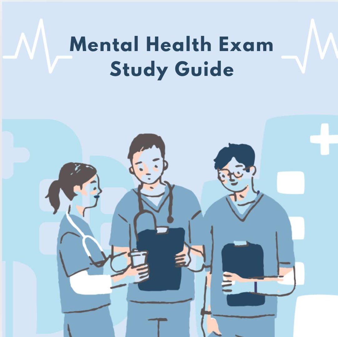 Mental Health Exam Study Guide Bundle - Etsy