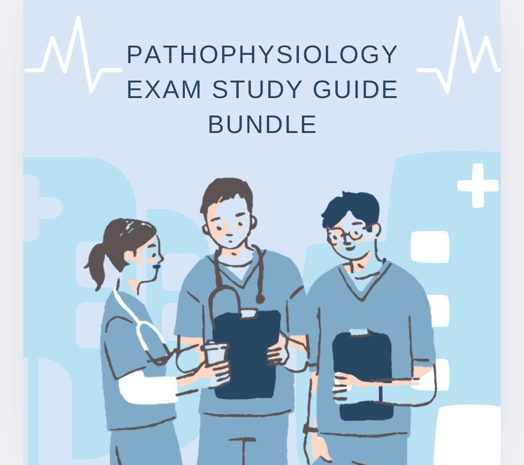 Pathophysiology Exam Study Guides and Materials - Etsy