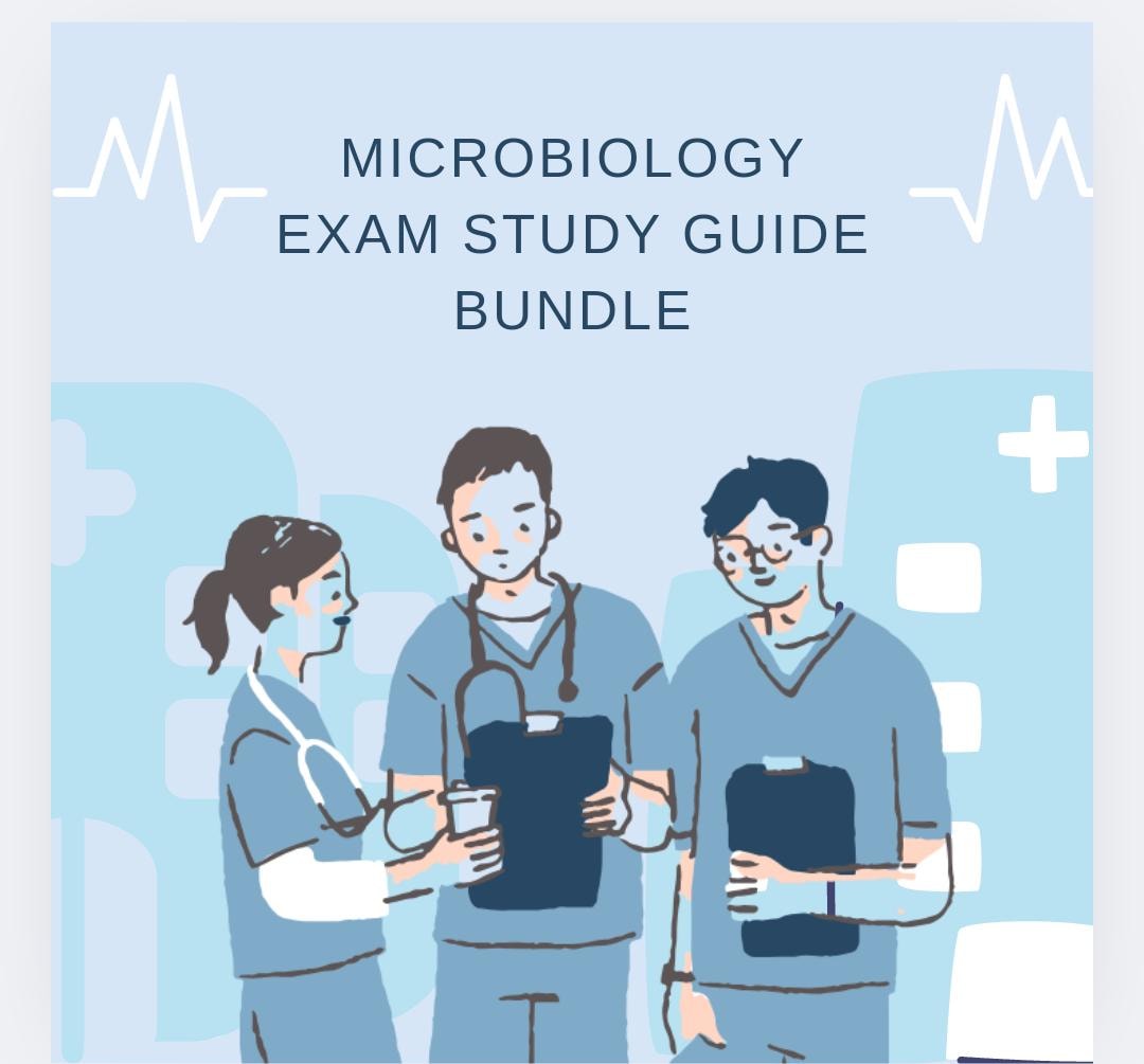 Microbiology Exam Study Guides and Material - Etsy