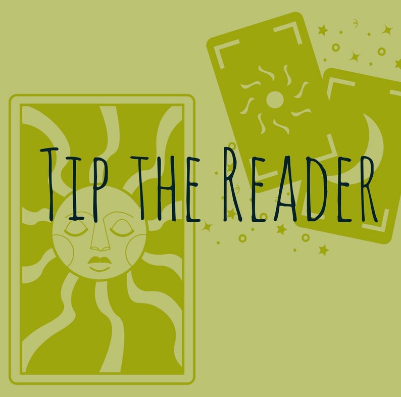 Tip the Reader - Etsy
