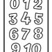 Numbers Printable Pages | 1 to 30 Numbers Coloring Pages for Kids and ...