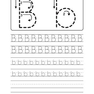 Alphabet Letter Tracing & Handwriting Pages | ABC Alphabet Handwriting ...