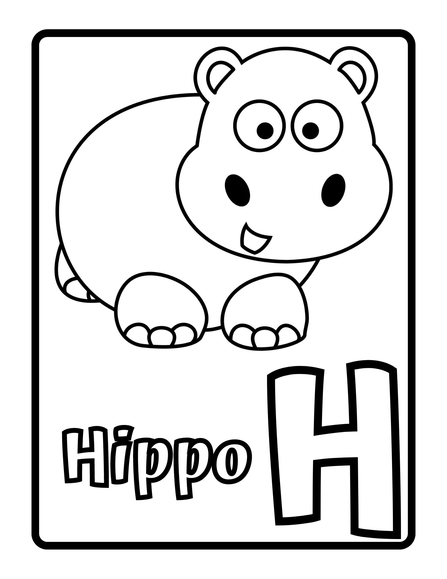 Animals Alphabet Coloring Book for Toddlers | ABC Coloring Pages for ...