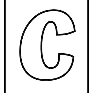 Uppercase Alphabet Letters | ABC Alphabet Coloring Pages for Kids and ...