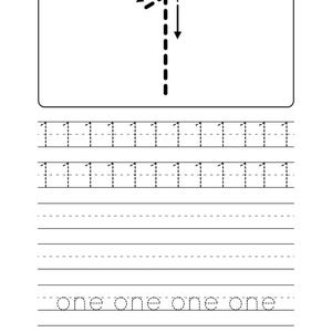 Number Tracing & Handwriting Pages | 1 to 30 Number Tracing Practice ...