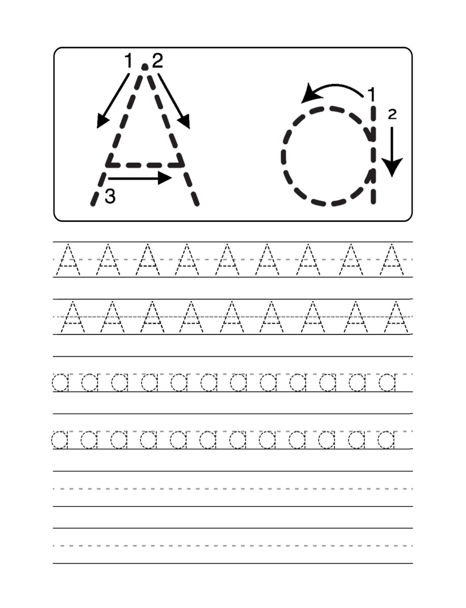 Alphabet Letter Tracing & Handwriting Pages | ABC Alphabet Handwriting ...