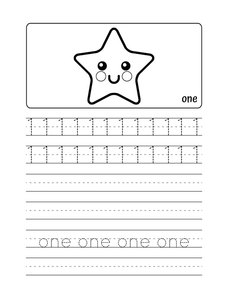 Number Tracing & Handwriting Pages | 1 to 30 Number Tracing Practice ...