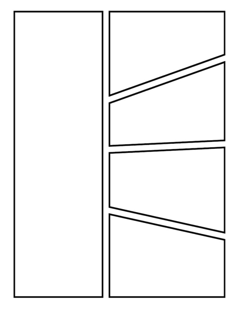 Blank Comic Book Pages | Printable Comic Sketch Pages for Kids and ...