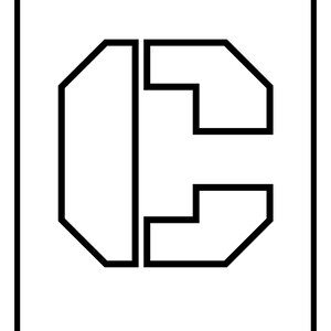 Uppercase Alphabet Letters Military Stencil Font ABC - Etsy