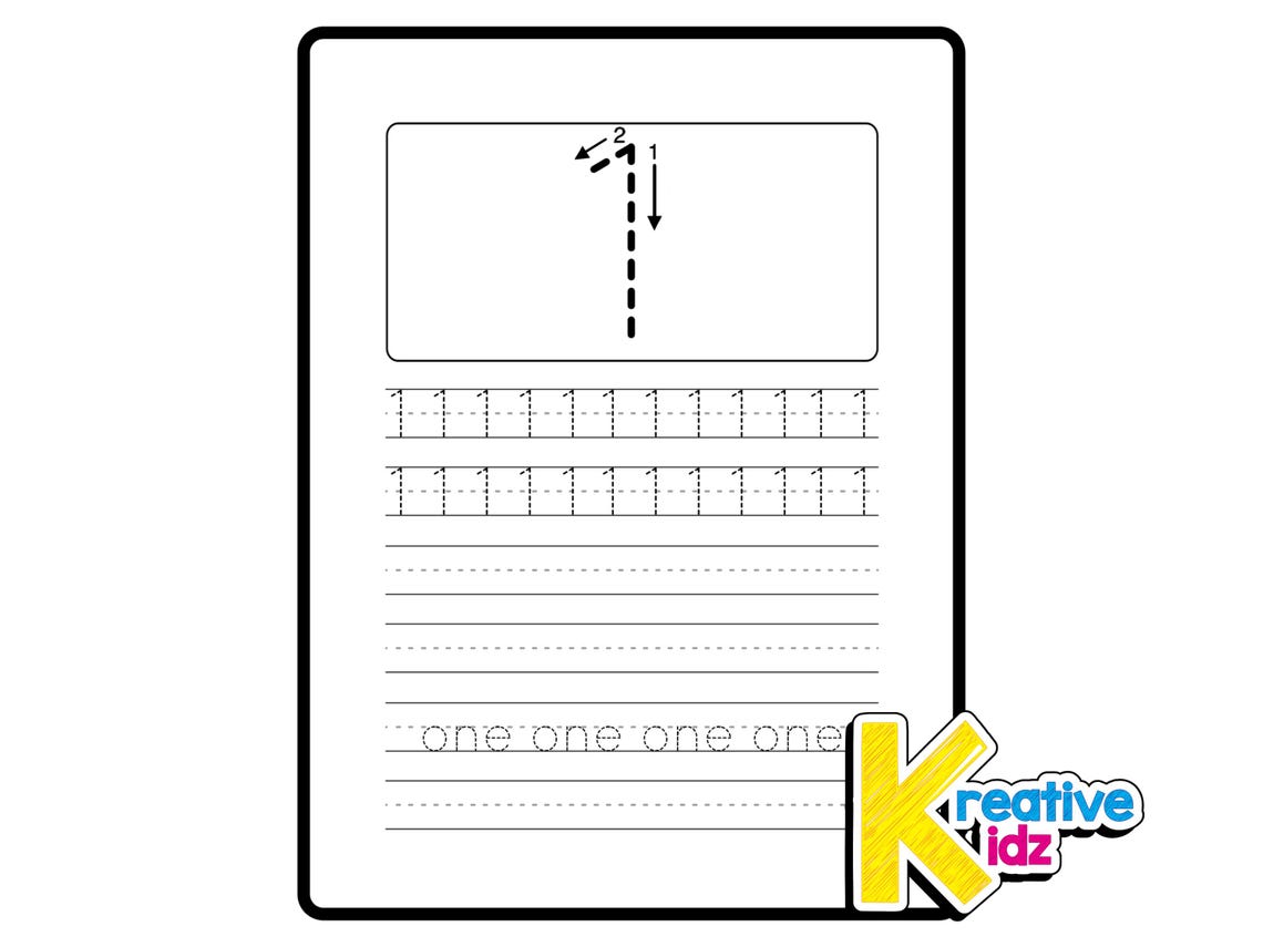Number Tracing & Handwriting Pages | 1 to 30 Number Tracing Practice ...
