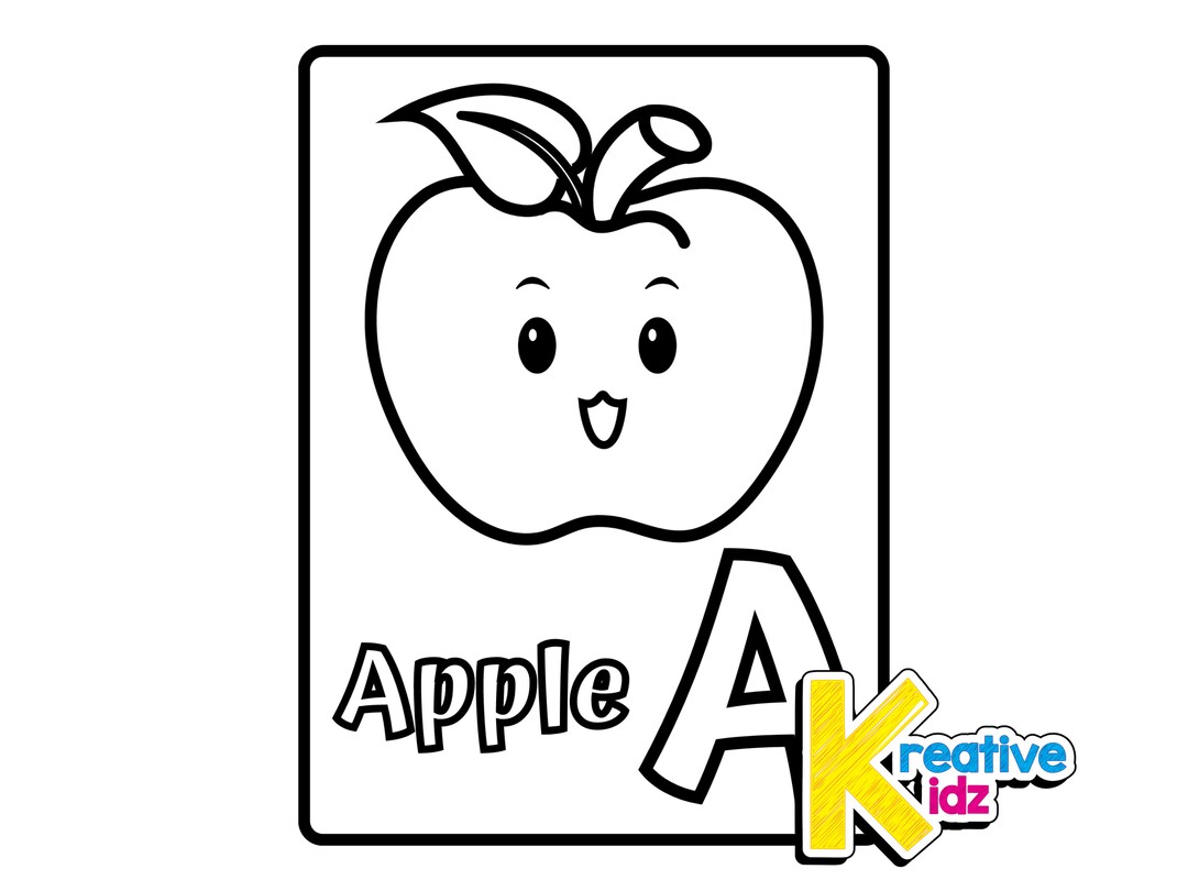 Alphabet Coloring Book for Toddlers | ABC Coloring Pages for Kids Ages ...
