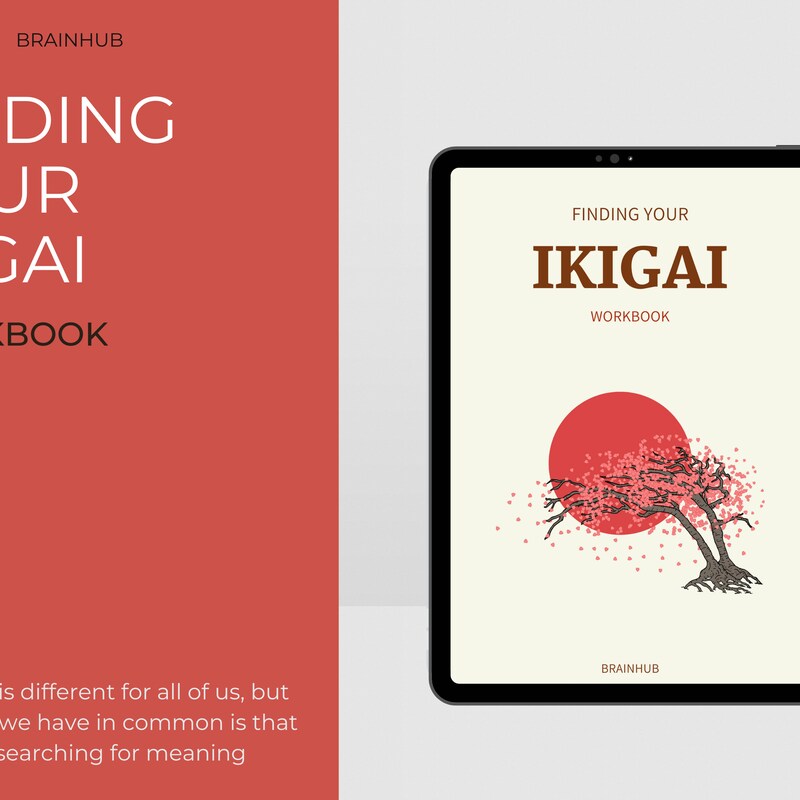 Ikigai Workbook - Etsy