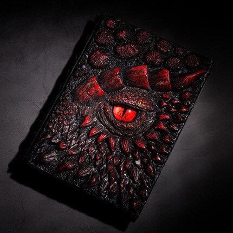 Hand Crafted 3d Dragon Diary/journal - Etsy