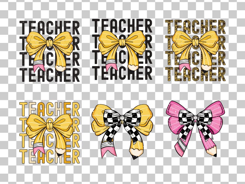 Coquette Bow Elementary Teacher Clipart Special Education Clipart Cute ...