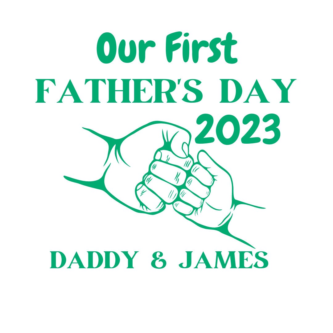Fathers Day 2023 Shirt Svg Png First Fathers Day Etsy