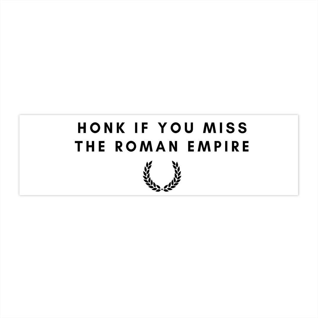Roman Empire Bumper Sticker - Etsy