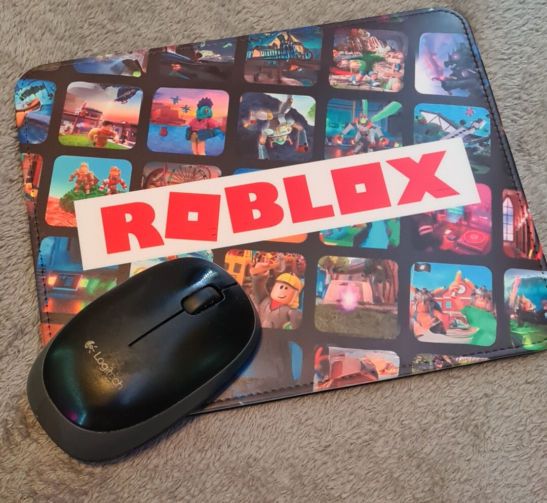 Roblox Faux Leather Gaming Mouse Mat: Gamer Gift - Etsy UK