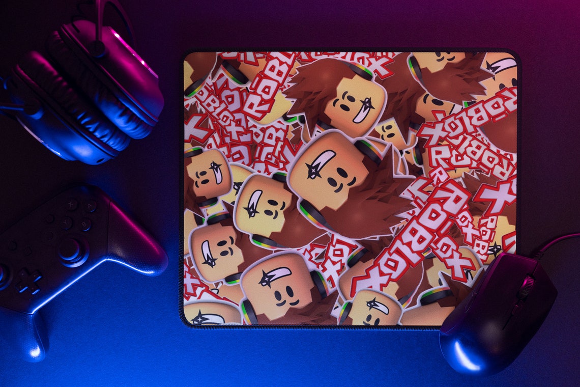 Roblox Faux Leather Mousemat, PC Mat, Gamer Pad, Popular Computer Games ...