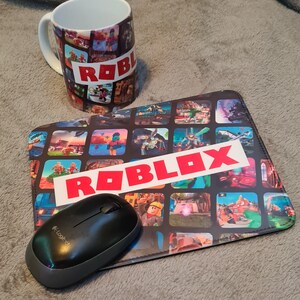 Roblox Faux Leather Gaming Mouse Mat: Gamer Gift - Etsy UK