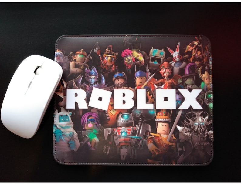 Roblox Faux Leather Gaming Mouse Mat, Popular Games, Mouse Pad ...