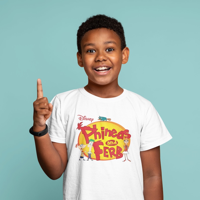 Phineas and Ferb Kid's T-shirt: Cartoon Character Tee - Etsy