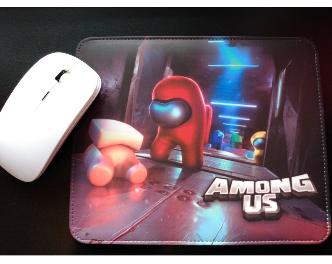 Among Us Faux Leather Mouse Mat: Gamer Gift - Etsy