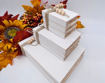 Stacked Books Decor - Etsy