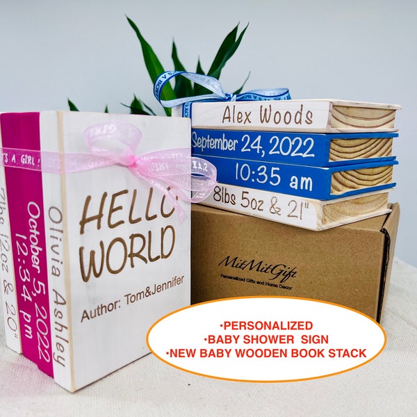 Baby Book Stack - Etsy