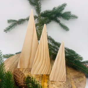 3 Triangle Pine Trees | Free Standing Wood Crafts | DIY Christmas Decor ...