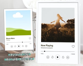 Spotify Plaque Template - Etsy