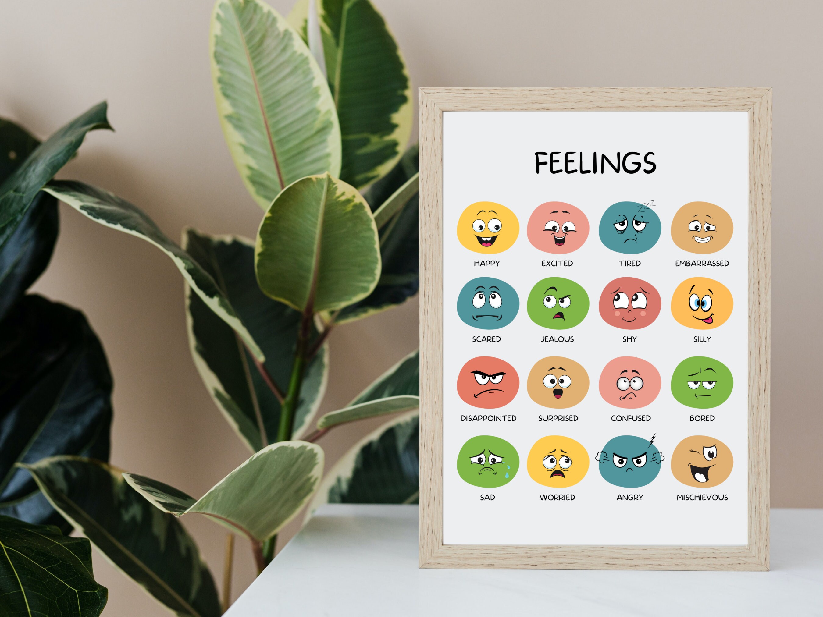 Feelings Flashcards & Feelings Poster | Calming Corner | Emotion ...