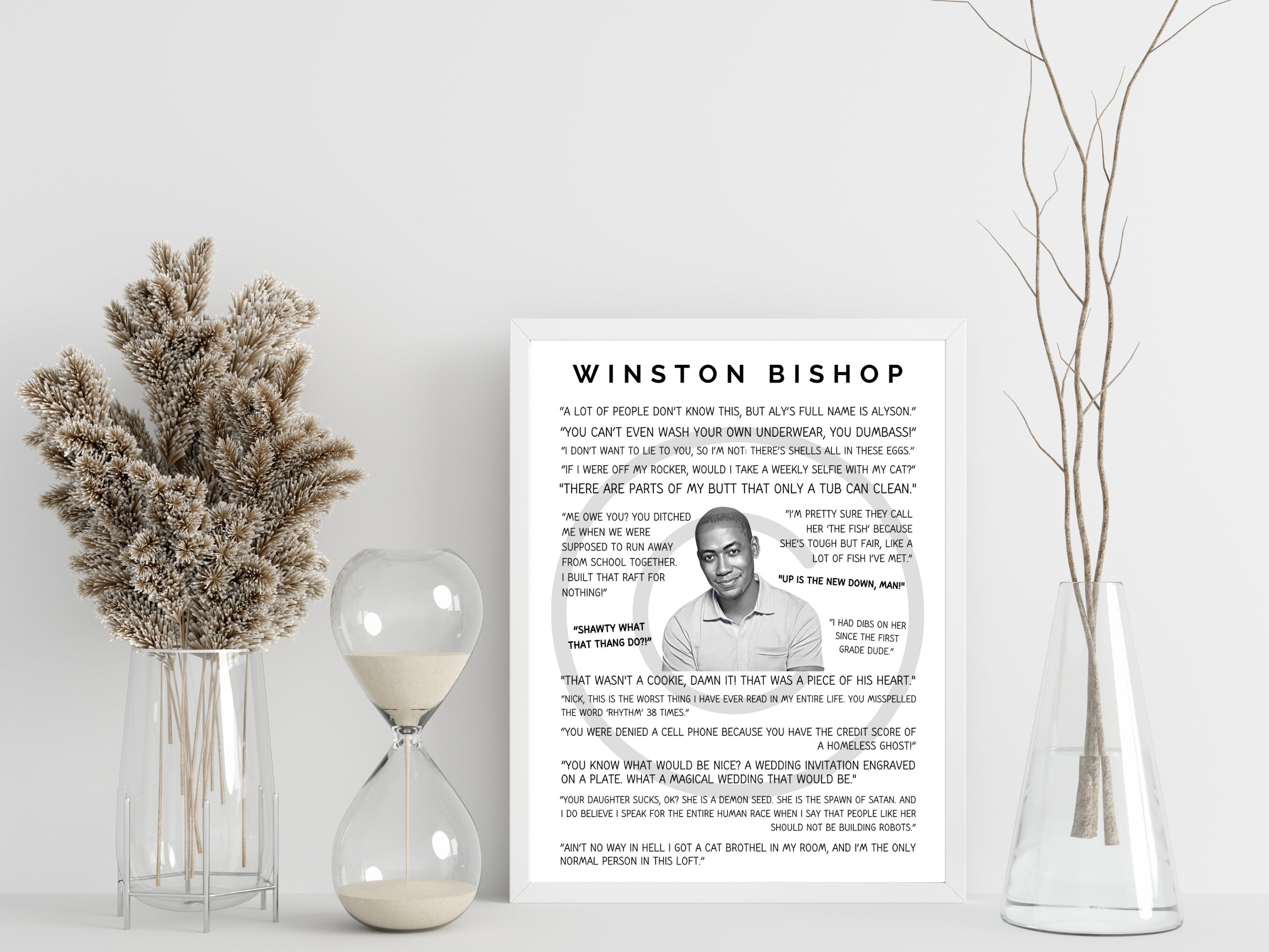 Winston Bishop New Girl Quotes | Winston Bishop Poster | New Girl ...