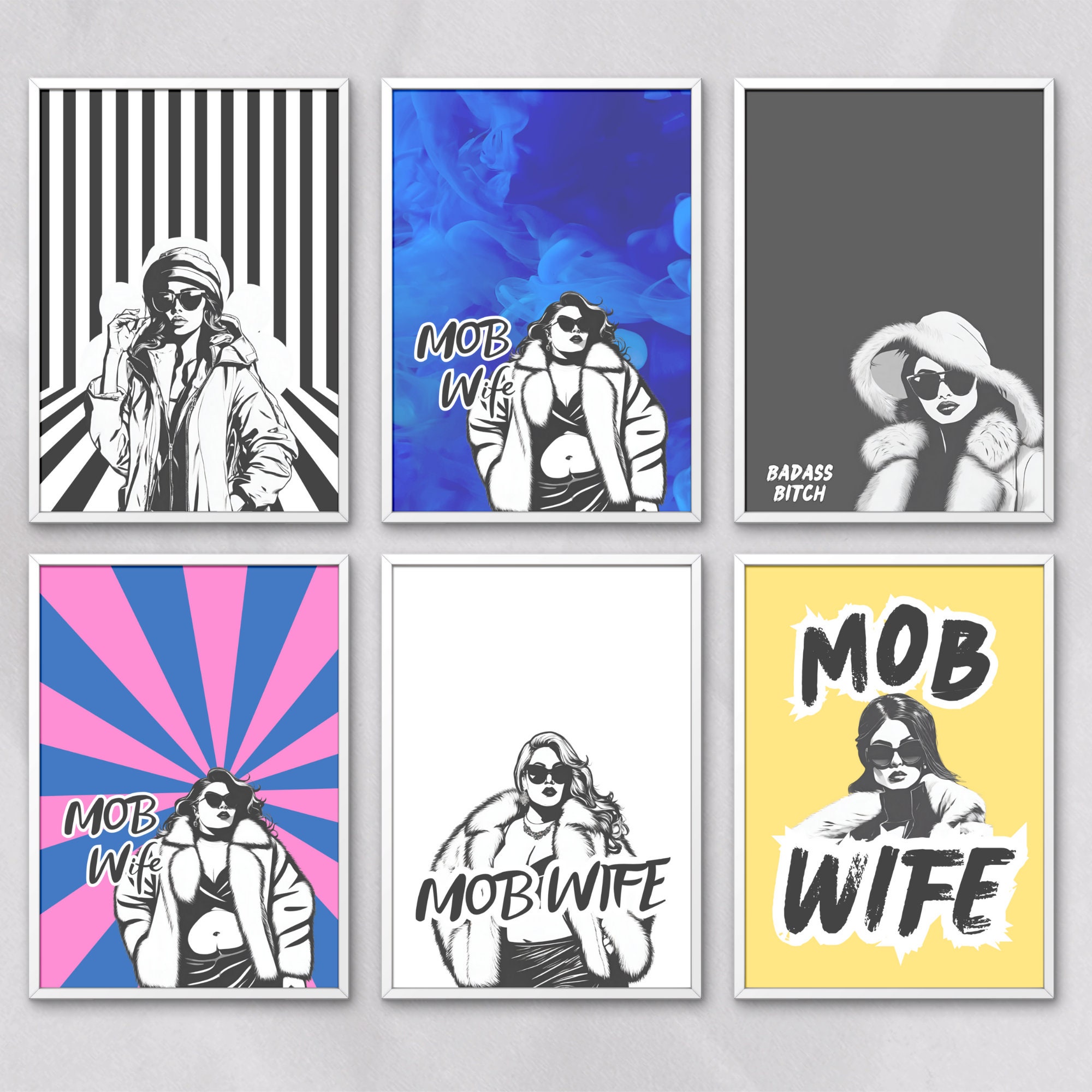 Mob Wife Era SVG Wife Clipart PNG in My Mob Wife Era Poster Funny Sassy ...